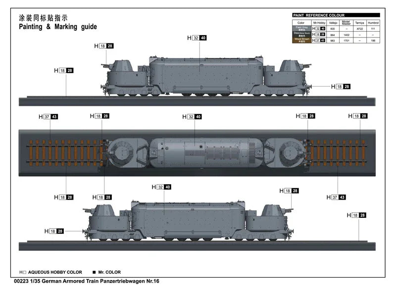 1/35 Trumpeter German Armored Train Panzertriebwagen Nr.16 - 223| MPM ...