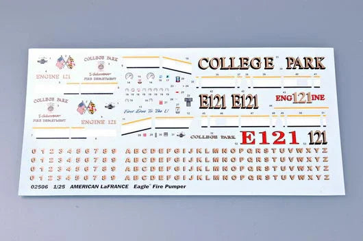 1/25 Trumpeter American LaFRANCE Eagle Fire Pumper 2002 - 2506| MPM Hobbies