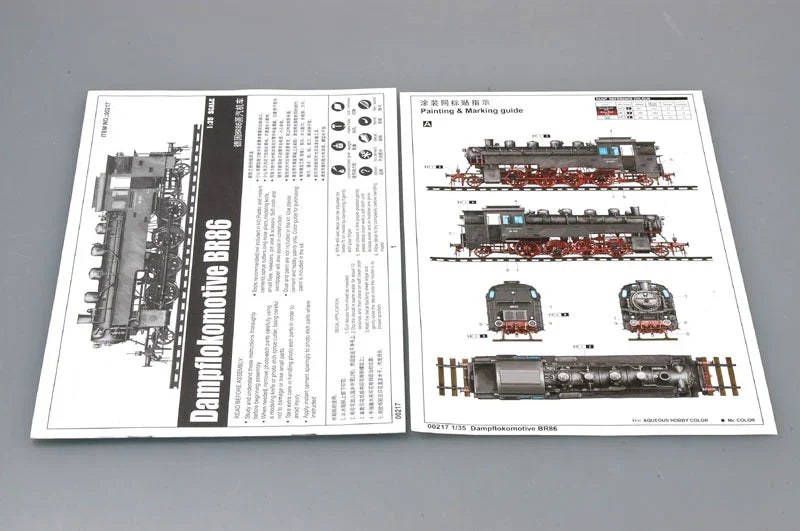1/35 Trumpeter Dampflokomotive BR86 00217| MPM Hobbies