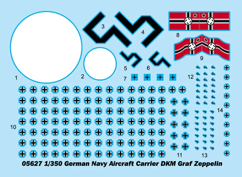 1/350 Trumpeter German Navy Aircraft Carrier DKM Graf Zeppelin - 05627 ...
