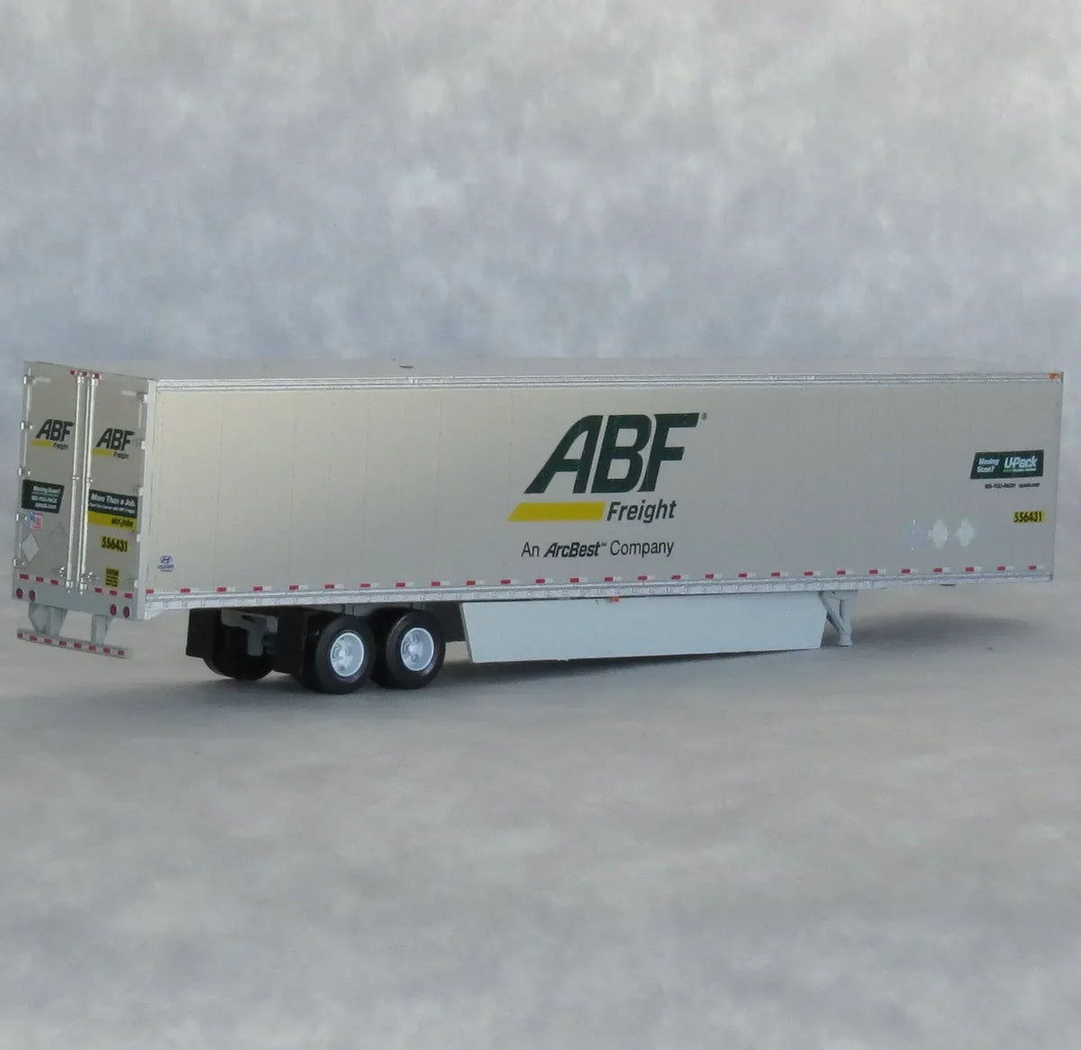 N Scale Trainworx ABF 53′ Trailer Road #556517 - 45393-06| MPM Hobbies