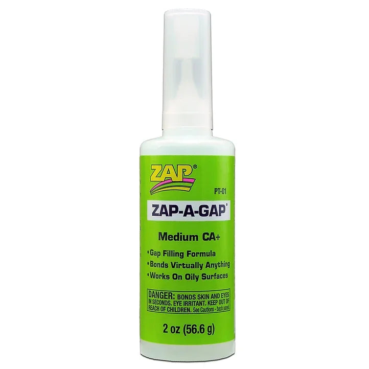 Zap 2 oz. Zap-A-Gap CA+ (Green Label) 01| MPM Hobbies
