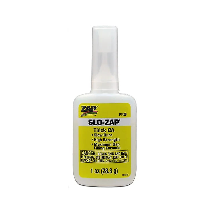 Zap Slo- Zap CA 1 oz. (Yellow Label) 20| MPM Hobbies