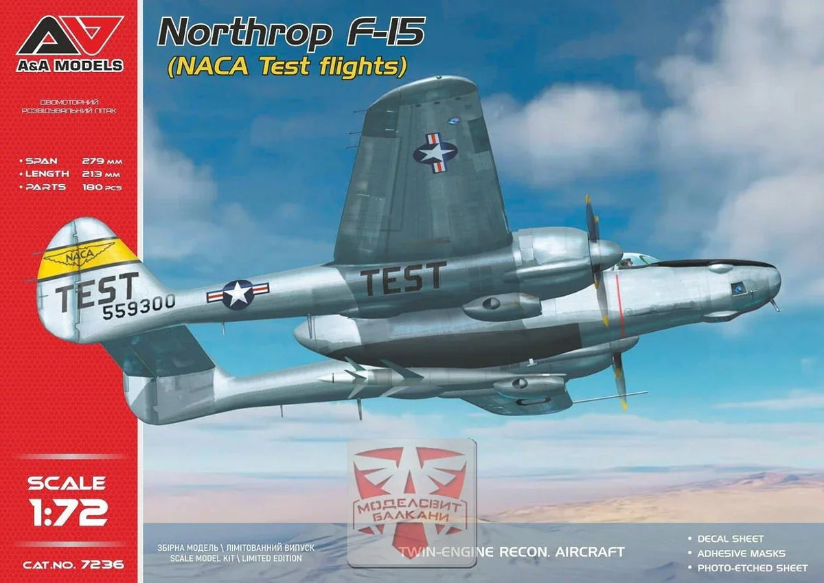 1/72 A&A Models McDonnell Douglas F-15A Reporter NACA Research Kit ...