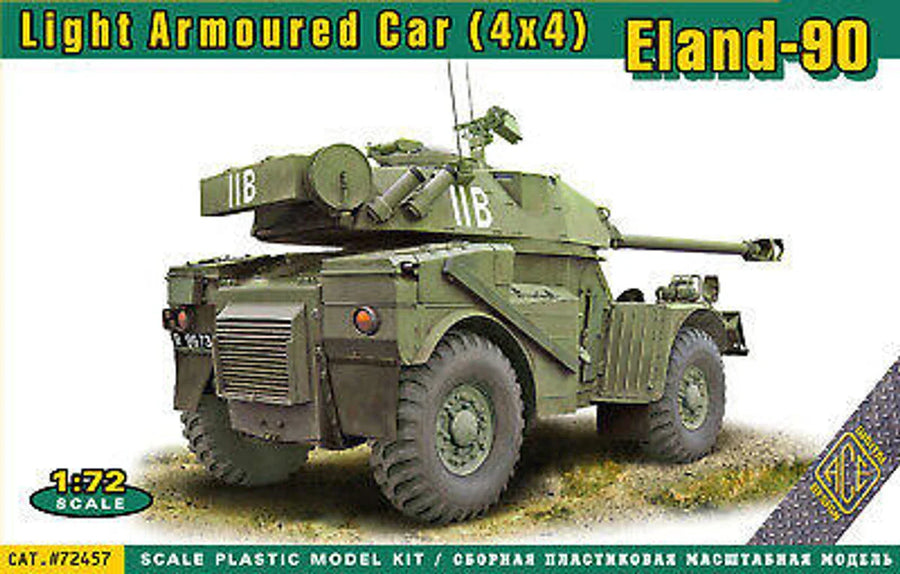 1/72 ACE Models Eland-90 South African Light Armoured Car - Model Kit ...