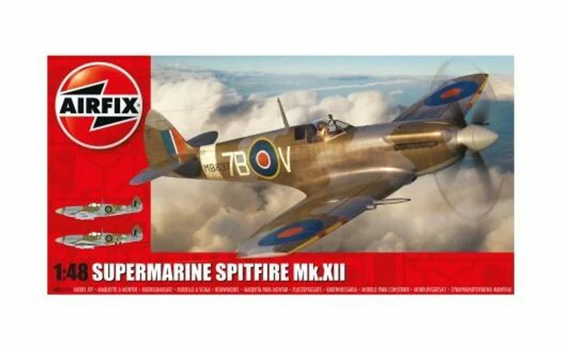 1/48 Airfix Supermarine Spitfire Mk.XII Griffon Fighter Model Kit ...