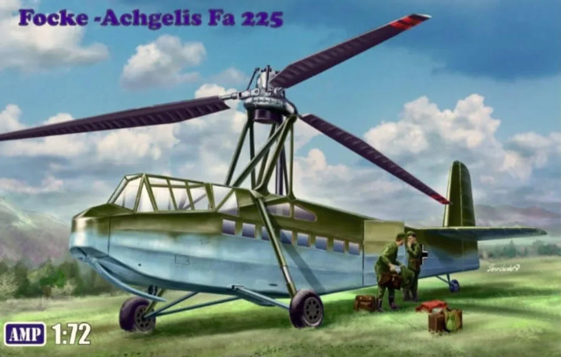 1/72 AMP Focke-Achgelis Fa 225 Helicopter - WWII German Aircraft Kit ...