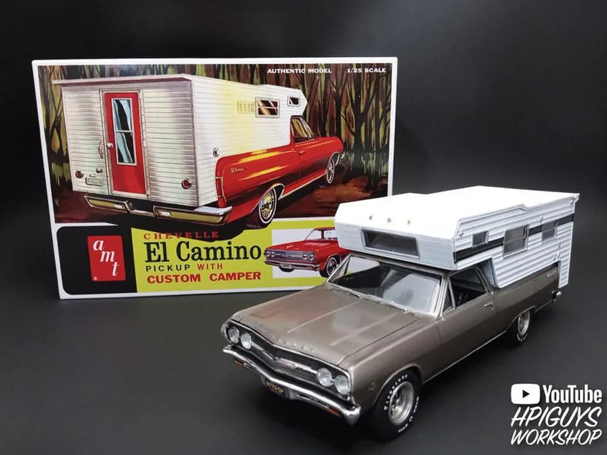 1/25 AMT 1965 Chevy El Camino w/Camper Plastic Model Kit| MPM Hobbies