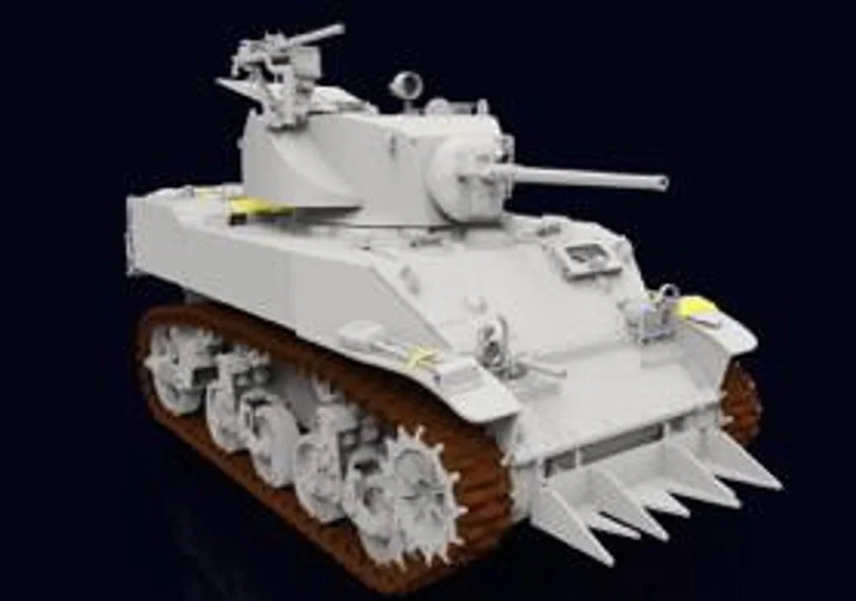 Classy Hobby 1/16 M5A1 Stuart Late Production Tank Model Kit with ...