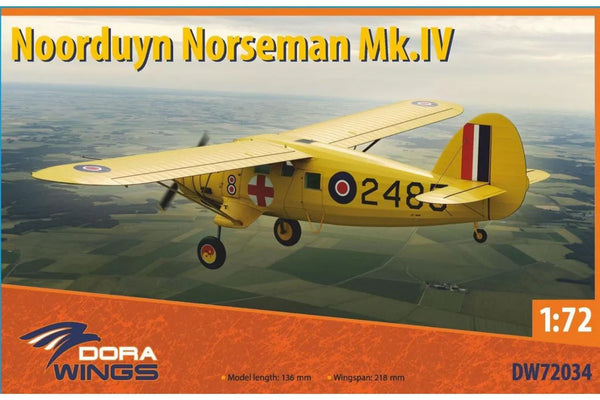 1/72 Dora Wings Noorduyn Norseman Mk.IV Plastic Model Kit| MPM Hobbies