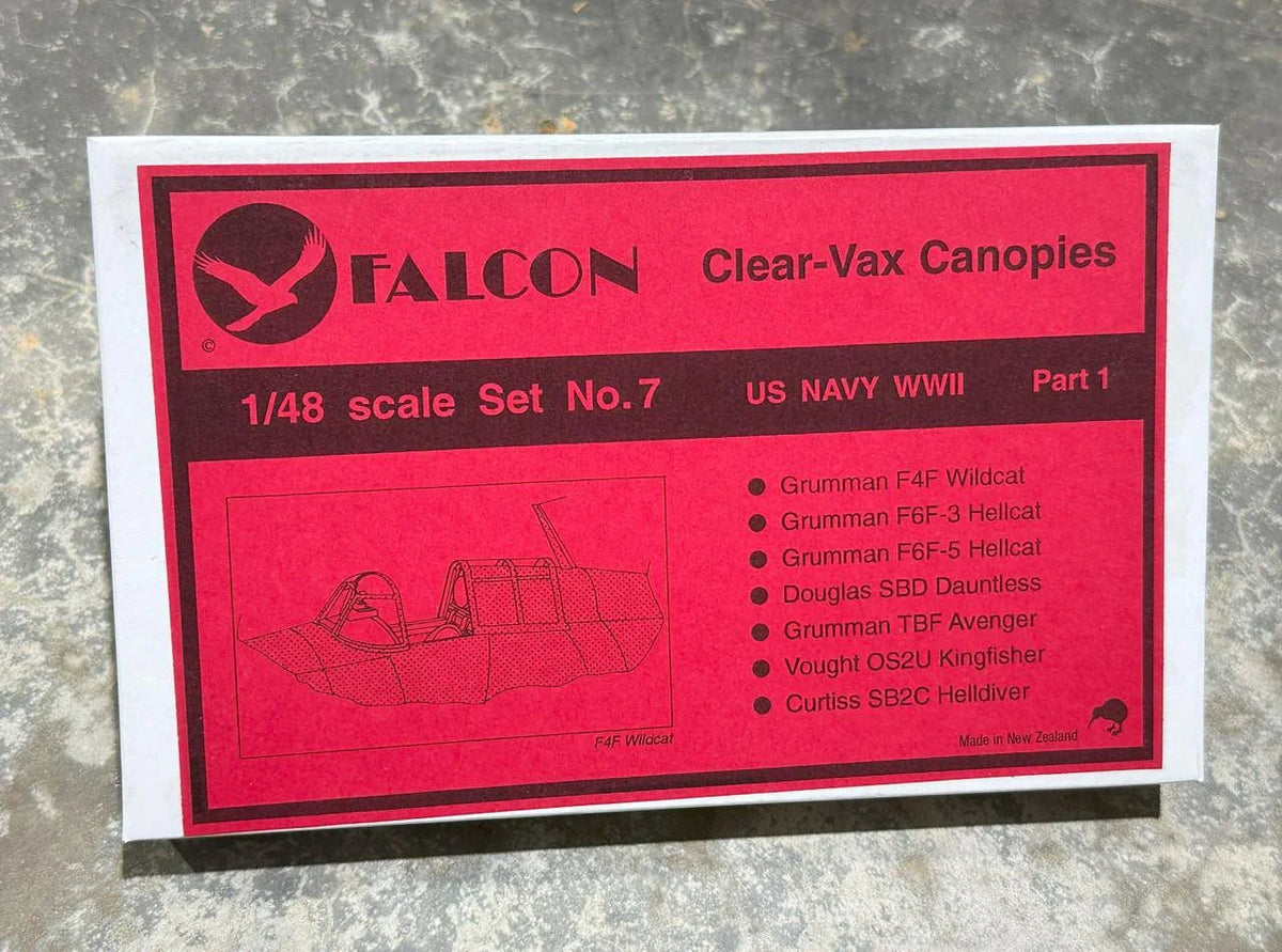 1/48 Falcon Canopies Set US Navy Fighters World War II (part 1)| MPM ...