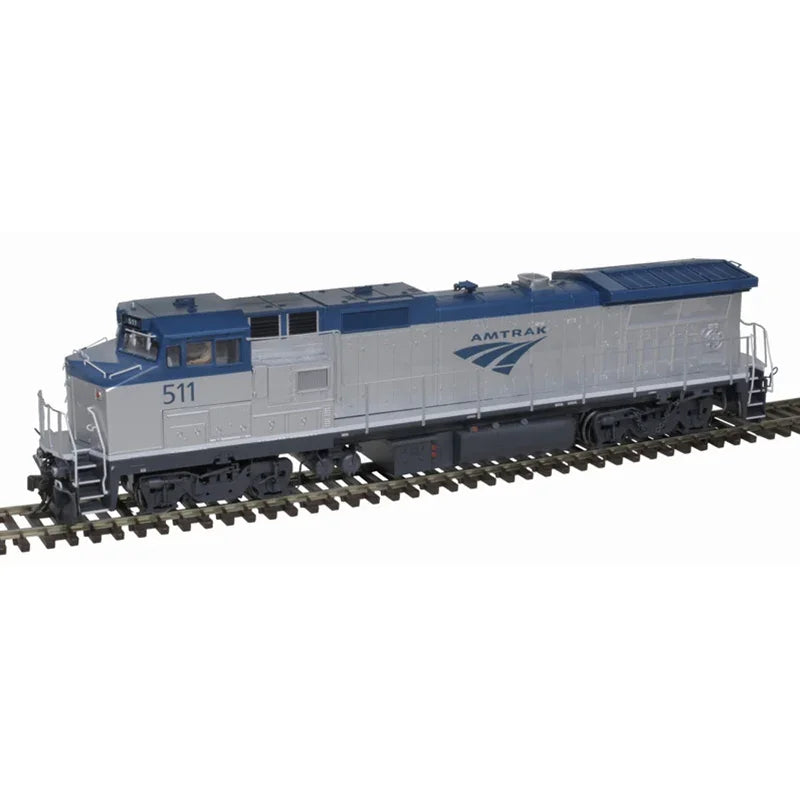 HO ATLAS Dash 8-40BW Silver AMTRAK Phase V [White Sill] #506| MPM Hobbies