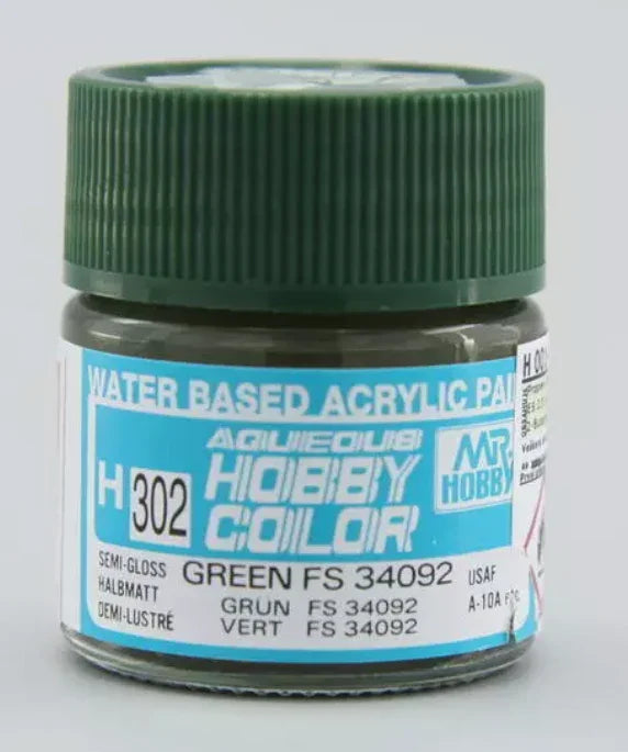 H302 Mr. Hobby Green FS34092 (Semi-Gloss) 10ml| MPM Hobbies