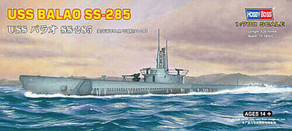 1/700 Hobby Boss USS Balao SS-285 Plastic Model Kit| MPM Hobbies