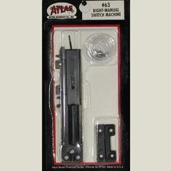 HO Atlas Code 100 MANUAL SWITCH MACHINE - RIGHT 63| MPM Hobbies