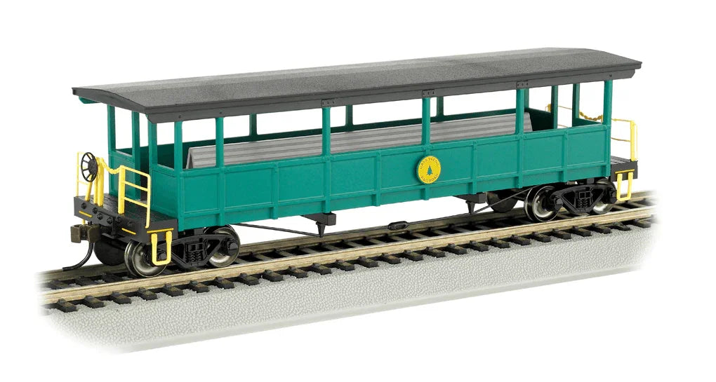 HO Bachmann Cass Scenic Railroad - Open-Sided Excursion Car 17445| MPM ...