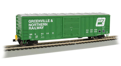 HO Bachmann Greenville & Northern - 50' Outside Braced Boxcar w/Fred 1 ...