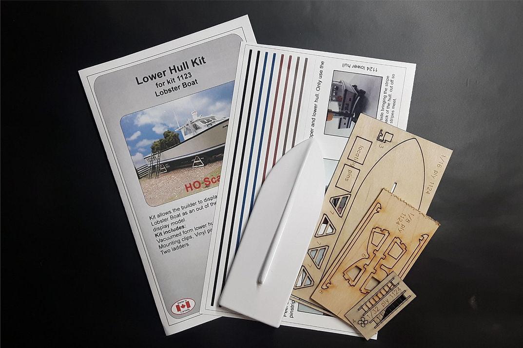 HO Osborn Lower Hull Kit for the Northumberland Strait 45' Lobster Boa ...