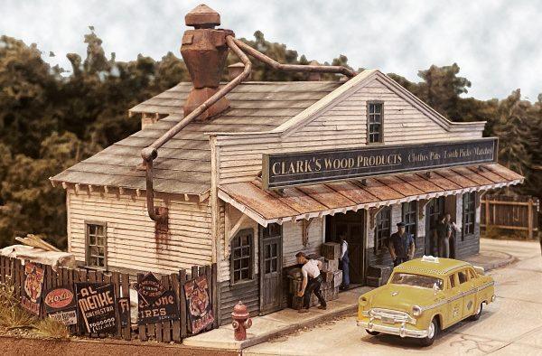HO Scale Bar Mills Clark's Wood Products 332| MPM Hobbies