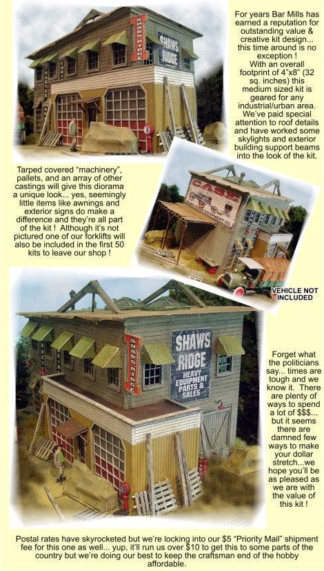 HO Scale Bar Mills Shaw's Ridge Equipment 532| MPM Hobbies