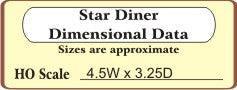 HO Scale Bar Mills Star Diner 602| MPM Hobbies