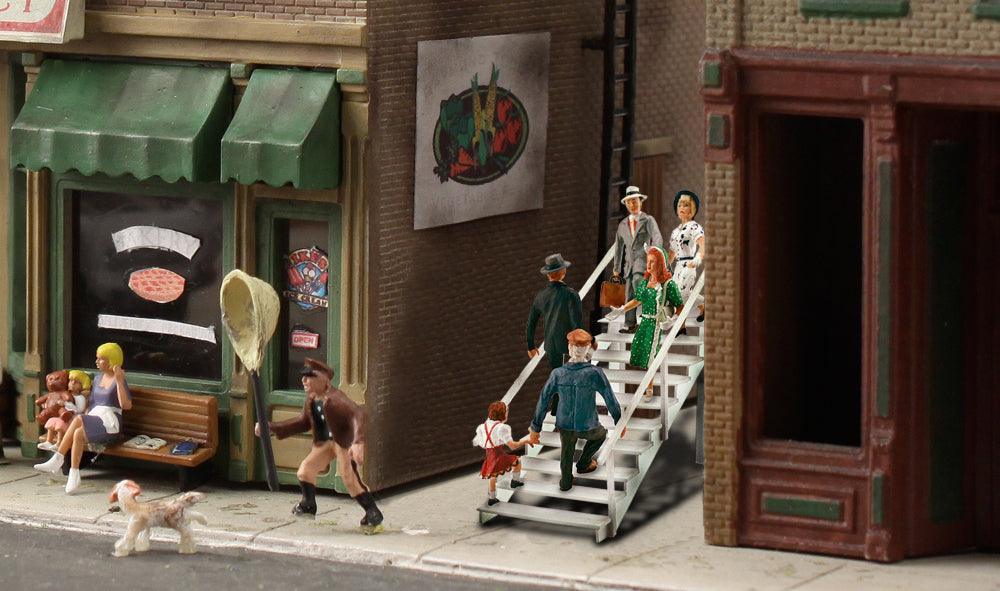 HO Woodland Taking The Stairs 1954| MPM Hobbies