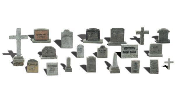 HO Woodland Tombstones 1856| MPM Hobbies