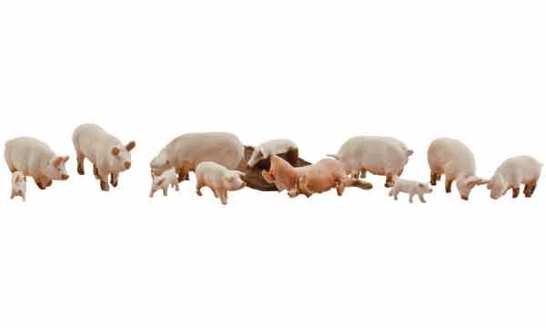 HO Woodland Yorkshire Pigs 1957| MPM Hobbies