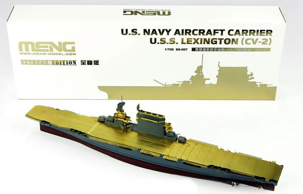 1/700 Meng USS Lexington CV-2 Extreme Edition Plastic Model Kit| MPM ...