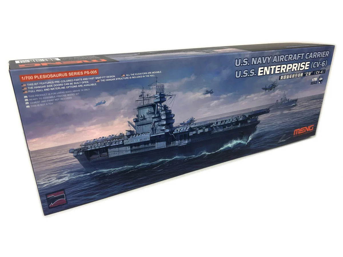 1/700 Meng USS Enterprise CV6 USN Aircraft Carrier (Snap)| MPM Hobbies