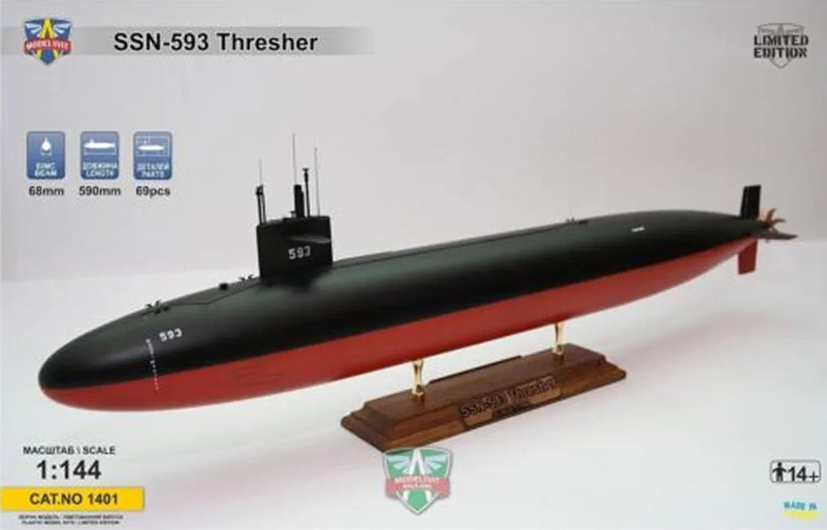 1/144 Modelsvit USS Thresher (SSN-593) Submarine Model Kit| MPM Hobbies