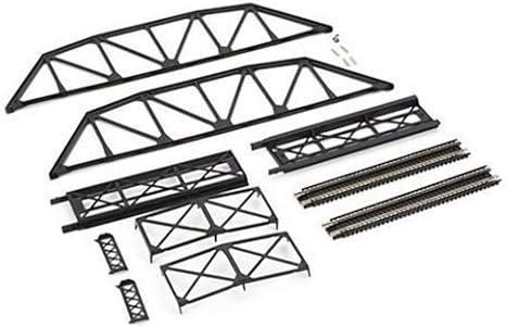 N Atlas Code 80 Through Truss Bridge Kit - BLACK 2570| MPM Hobbies