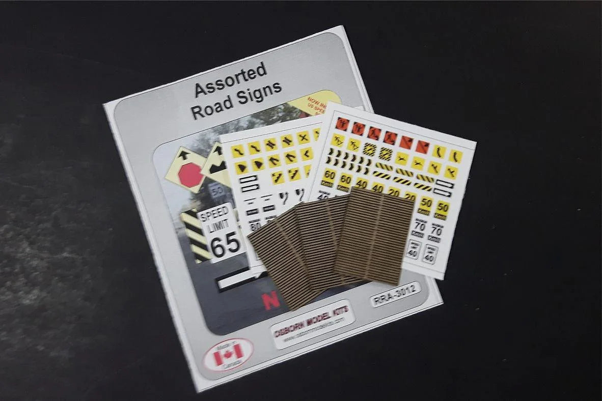 N Osborn Assorted Road Signs 3012| MPM Hobbies