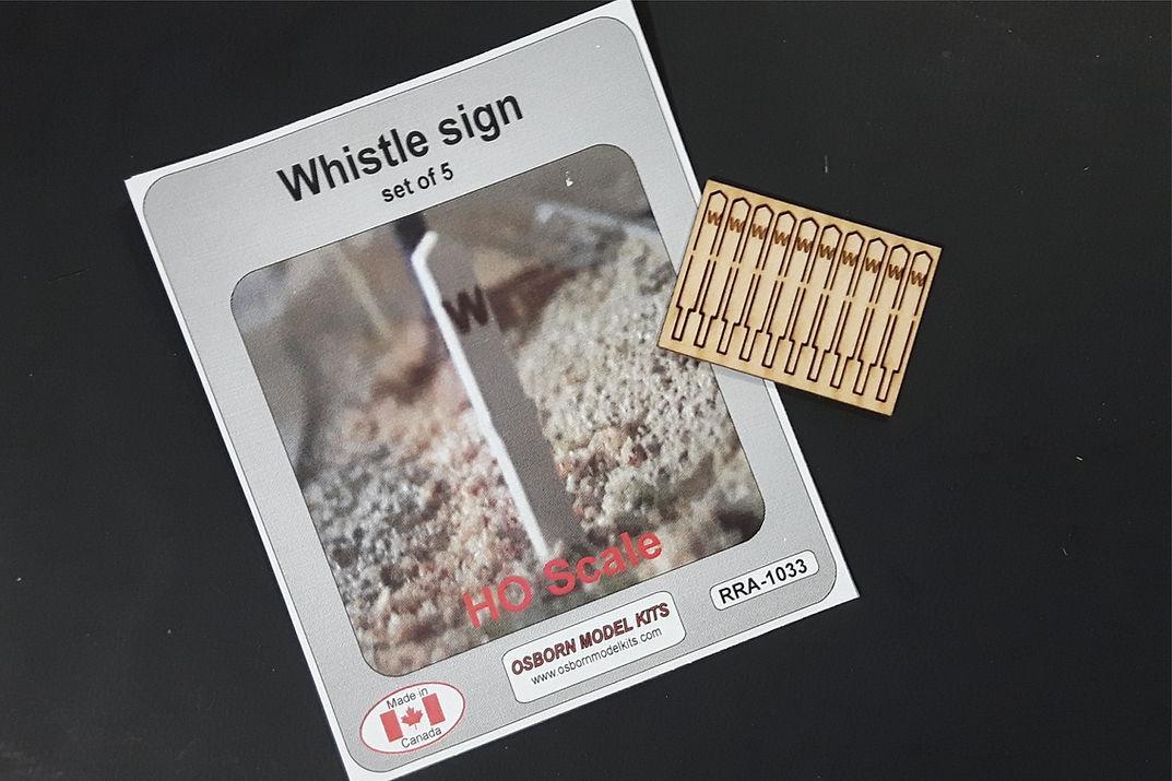 N Osborn Canadian National Whistle Signs 3033| MPM Hobbies