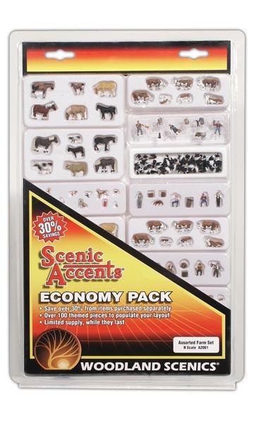 N Woodland Economy Pack - Assorted Farm Set 2061| MPM Hobbies