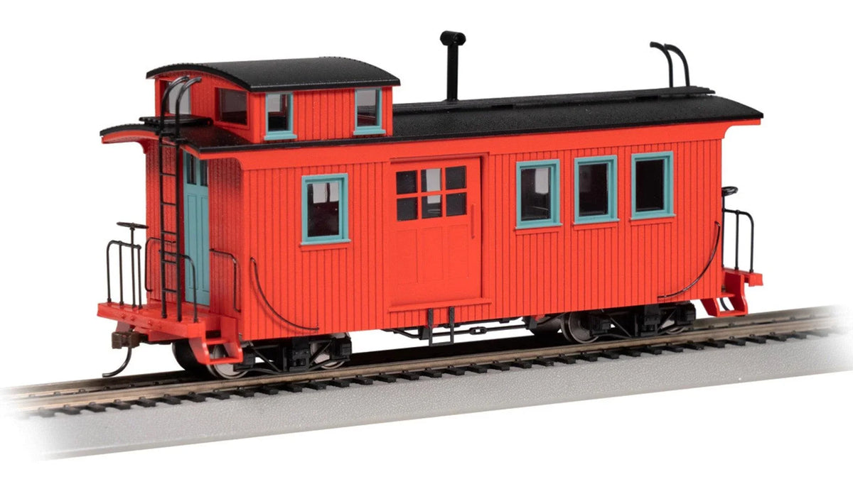 On30 Bachmann Painted Unlettered (Red)- Wood Side Door Caboose 26703 ...