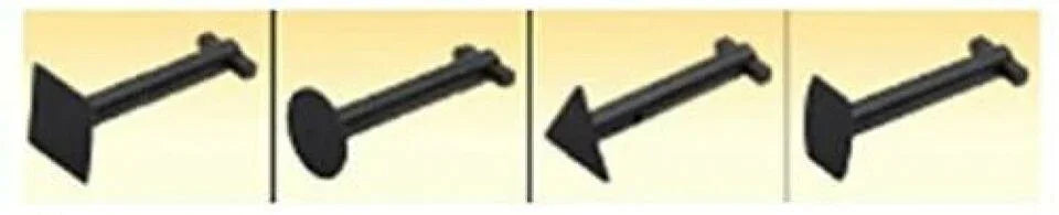 Mr. Hobby Straight Arbor Set for Mr. Polisher PROⅢ - GT06A| MPM Hobbies