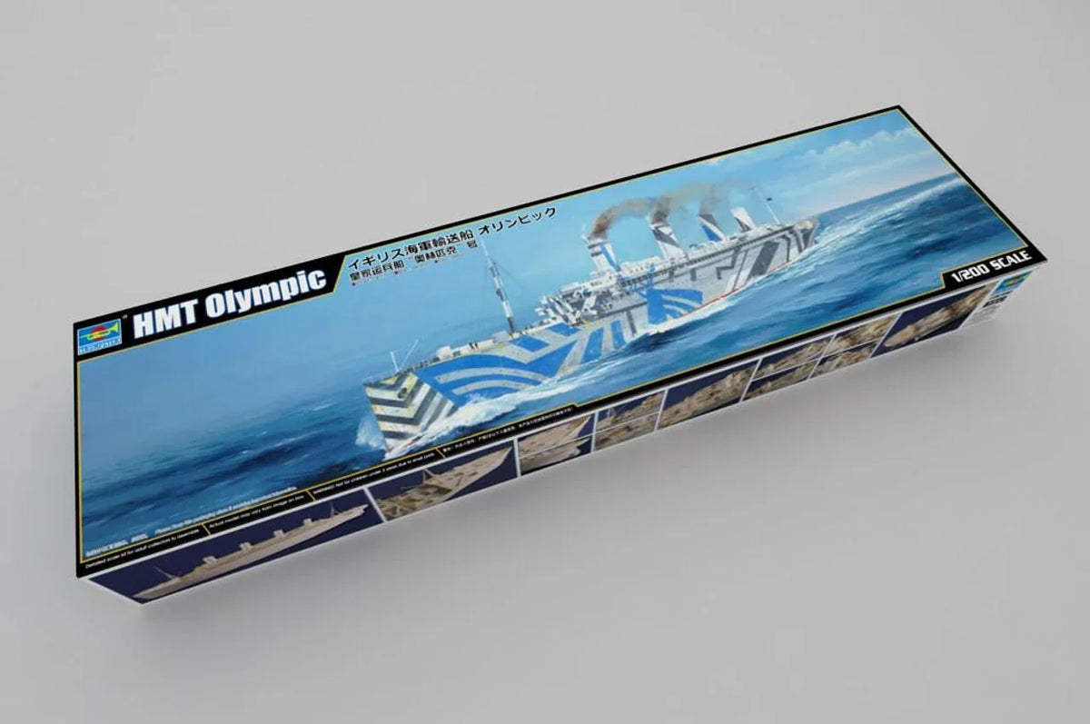 Trumpeter HMT Olympic Military Transport 1/200 Scale Model Ship Kit ...