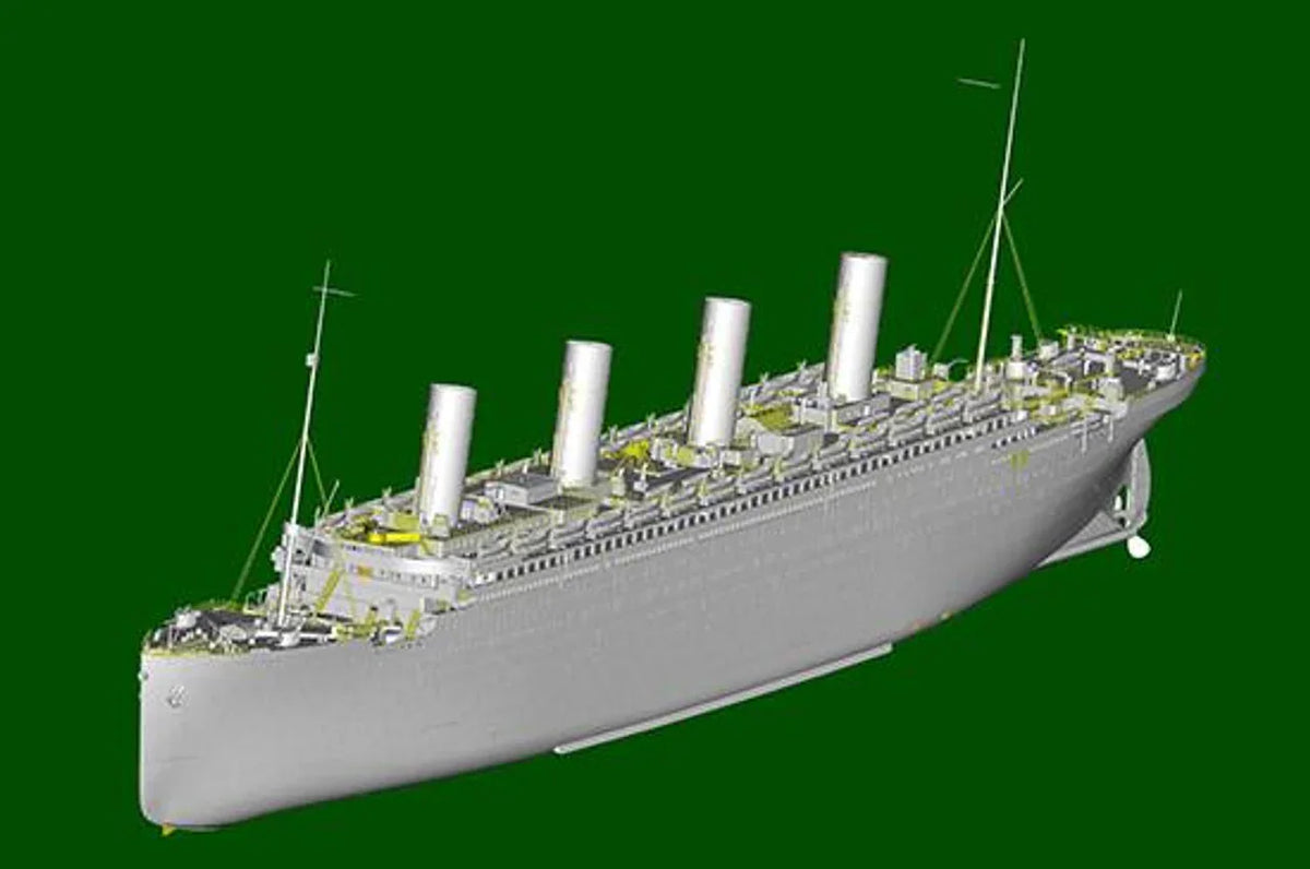 Trumpeter HMT Olympic Military Transport 1/200 Scale Model Ship Kit ...