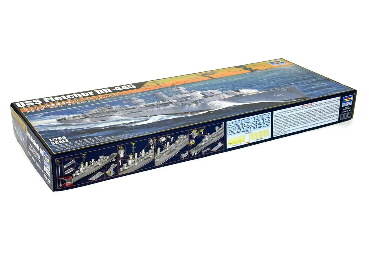 1/200 Trumpeter USS Fletcher DD-445 Destroyer Plastic Model Kit| MPM ...