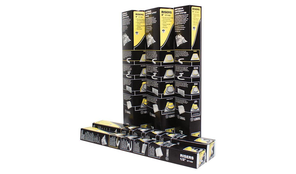 Woodland 3/4" Risers 4pk 1414| MPM Hobbies