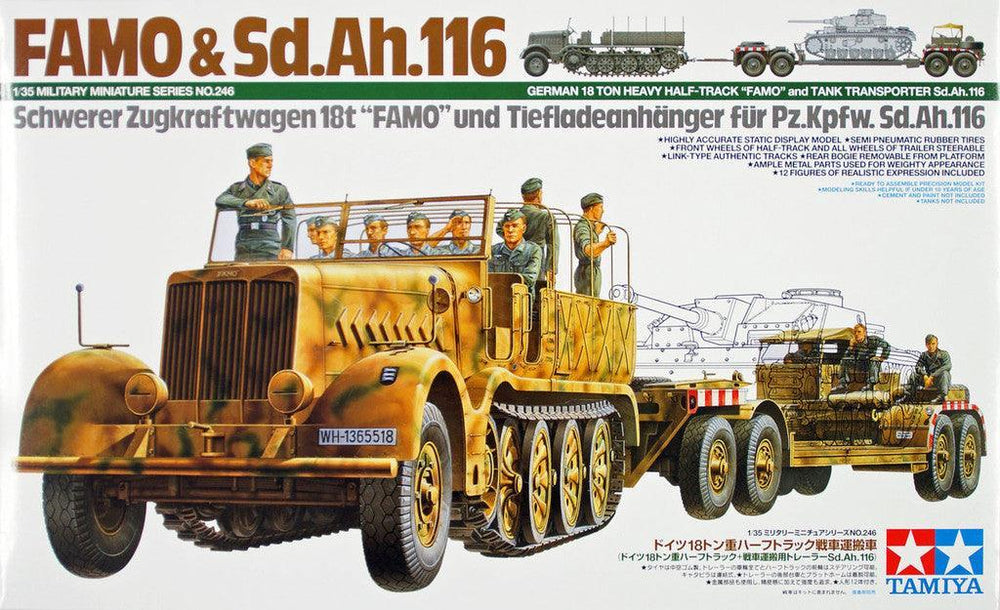 1/35 Tamiya German "Famo" & Tank Transport 35246| MPM Hobbies