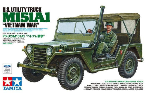 1/35 Tamiya U.S. Utility Truck M151A1 35334| MPM Hobbies