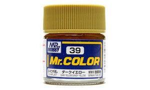 C039 Mr. Color Flat Dark Yellow (Sandy Yellow) 10ml| MPM Hobbies
