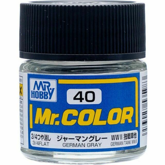 C40 Mr. Color Flat German Gray 10ml| MPM Hobbies