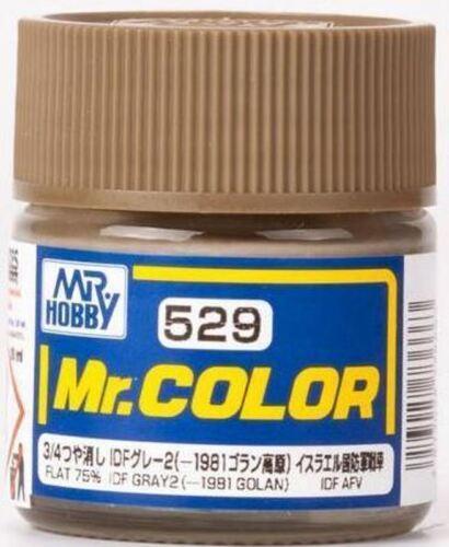 C529 Mr. Color IDF Gray2 (-1981 Golan) 10ml| MPM Hobbies