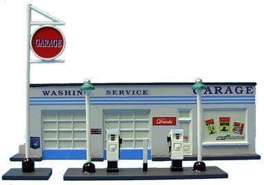 HO Scale Gas Station| MPM Hobbies