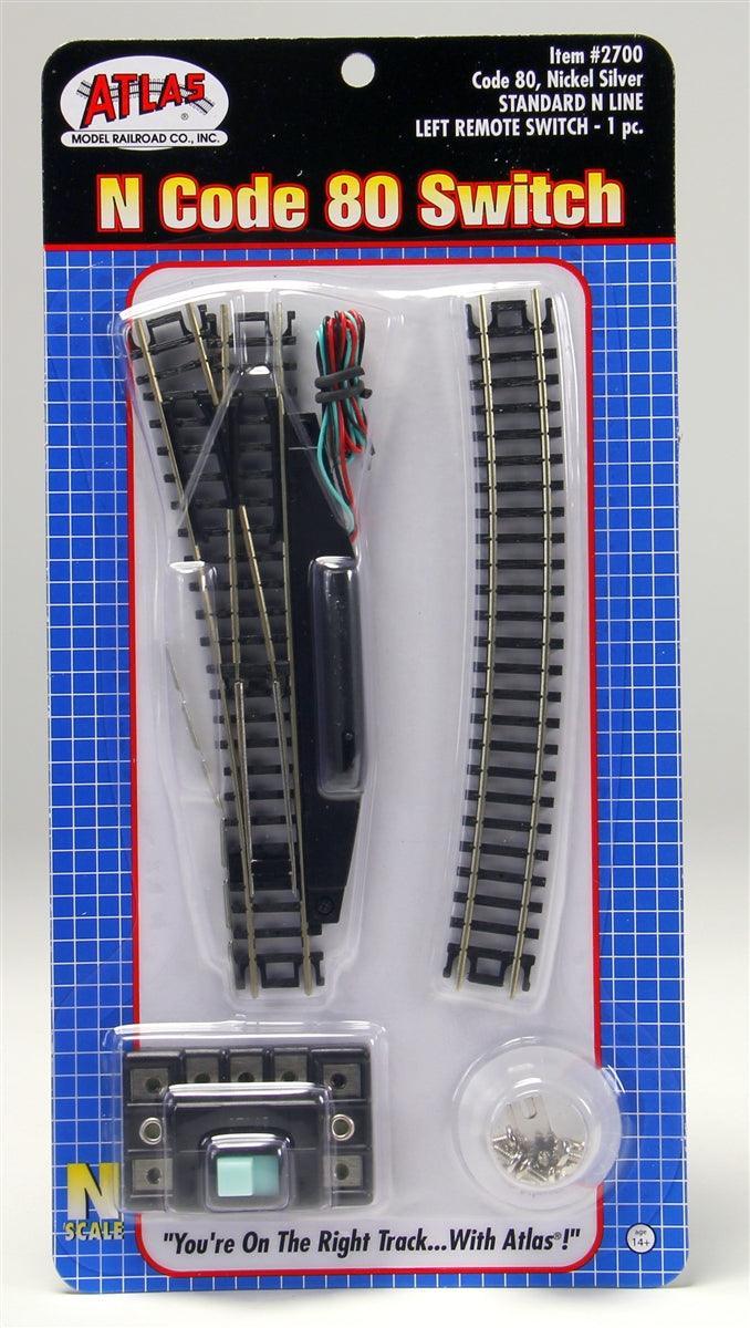 N Atlas Code 80 Standard Switch Remote Left 2700| MPM Hobbies