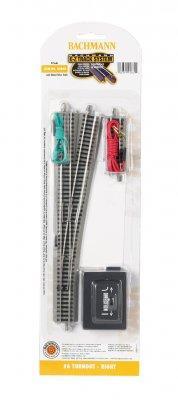 N Bachmann E-Z Track #6 Turnout – Right| MPM Hobbies