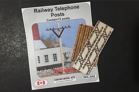 N Osborn Telephone Posts Kit 3068| MPM Hobbies